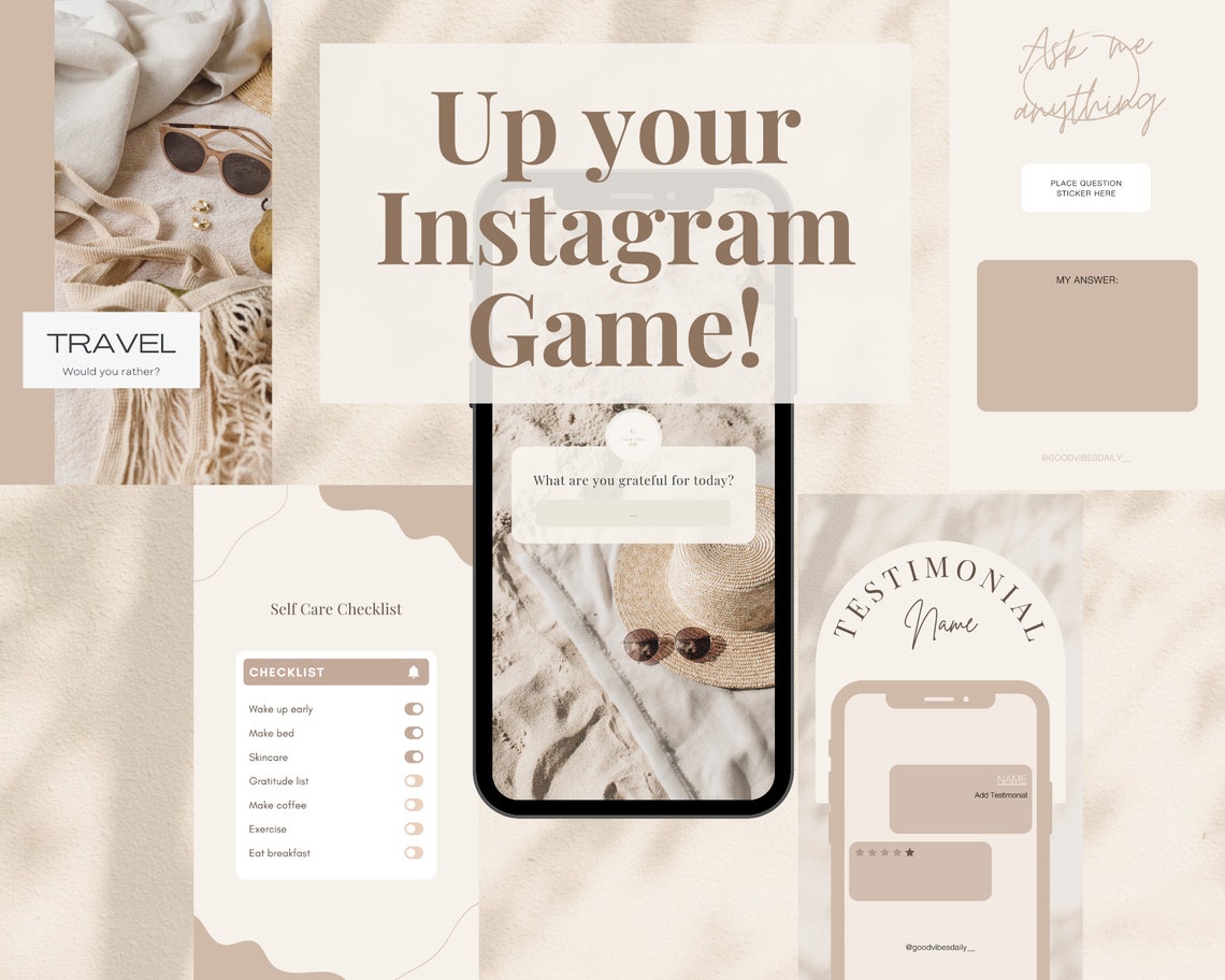 35 Instagram Story Template Pack, Social Media Instagram Templates ...