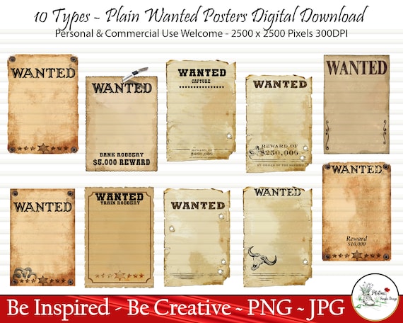 Wanted Paper Texture