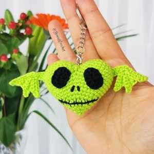 Amigurumi Pattern Spooky Hearts - Crochet Keychain - Detailed ...