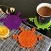 Crochet Pattern Halloween Bat Coaster Written Pattern and - Etsy