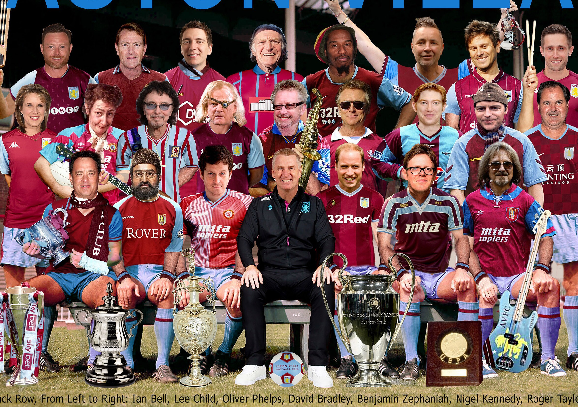 We are the Famous Aston Villa art print poster football aston | Etsy