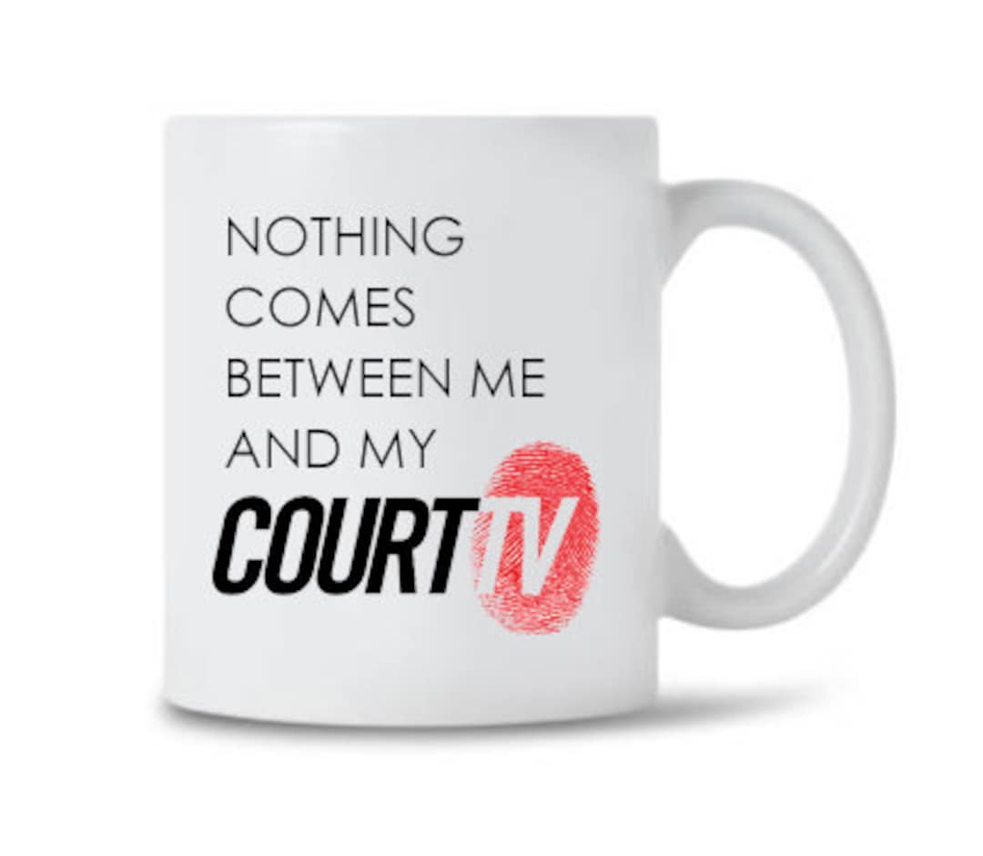 Court TV True Crime Murder Fan Print 11 Oz. Ceramic Mug - Etsy