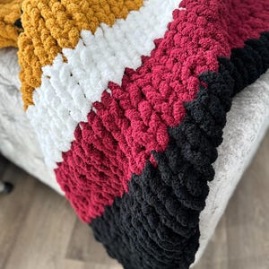 Super Soft Handmade Cozy Chenile Multi Color Cleveland Cavaliers Cavs ...