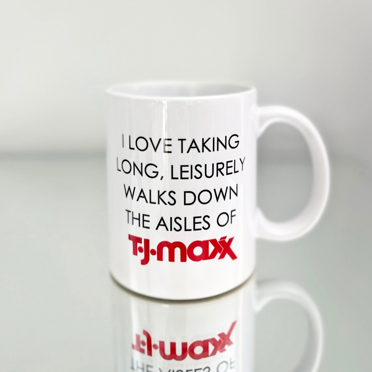 I Love TJ Maxx Logo Ceramic 11 Oz. Coffee Mug - Etsy