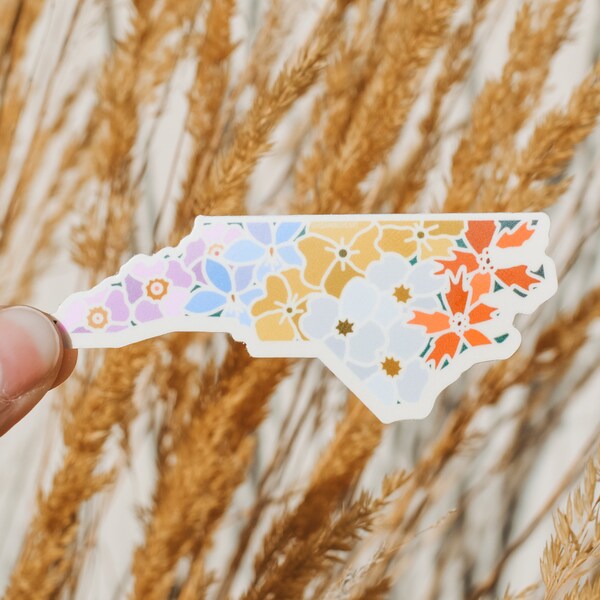 North Carolina Sticker - Etsy