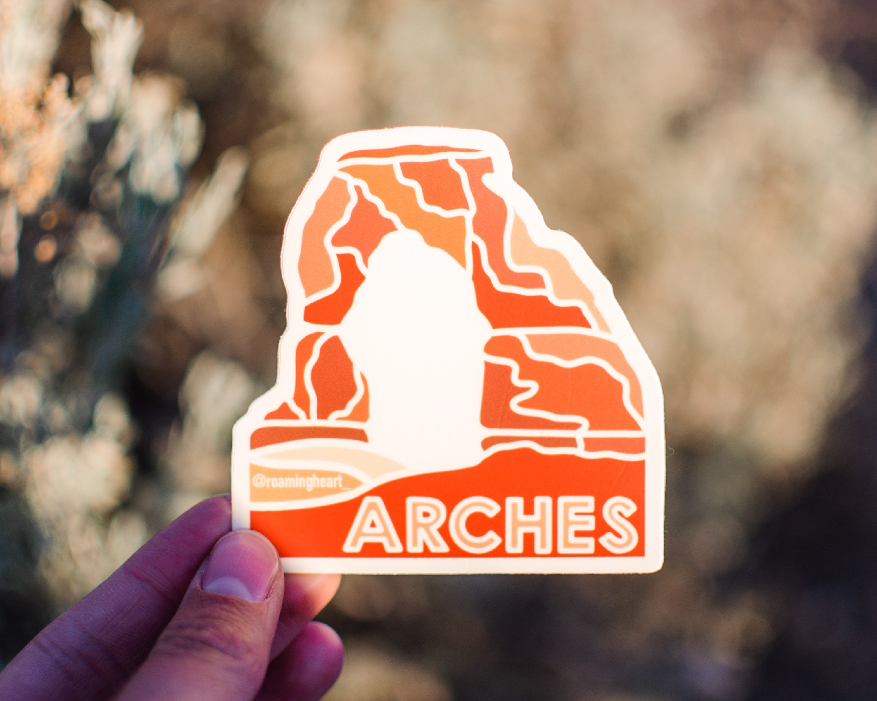 Arches National Park Sticker Utah National Park Sticker | Etsy