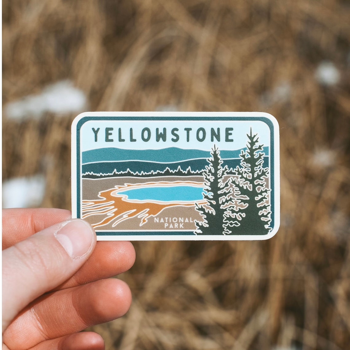 Yellowstone National Park Sticker Wyoming National Park - Etsy