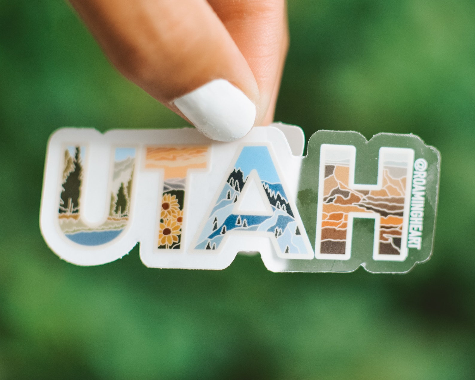 UTAH Clear Sticker Utah State Sticker for Laptop Waterbottle - Etsy