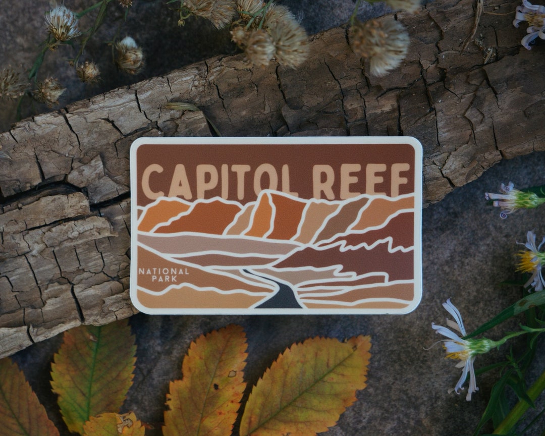 Capitol Reef National Park Sticker Utah National Park Sticker Utah ...
