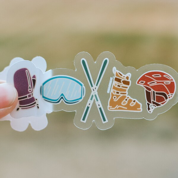 Ski Stickers - Etsy