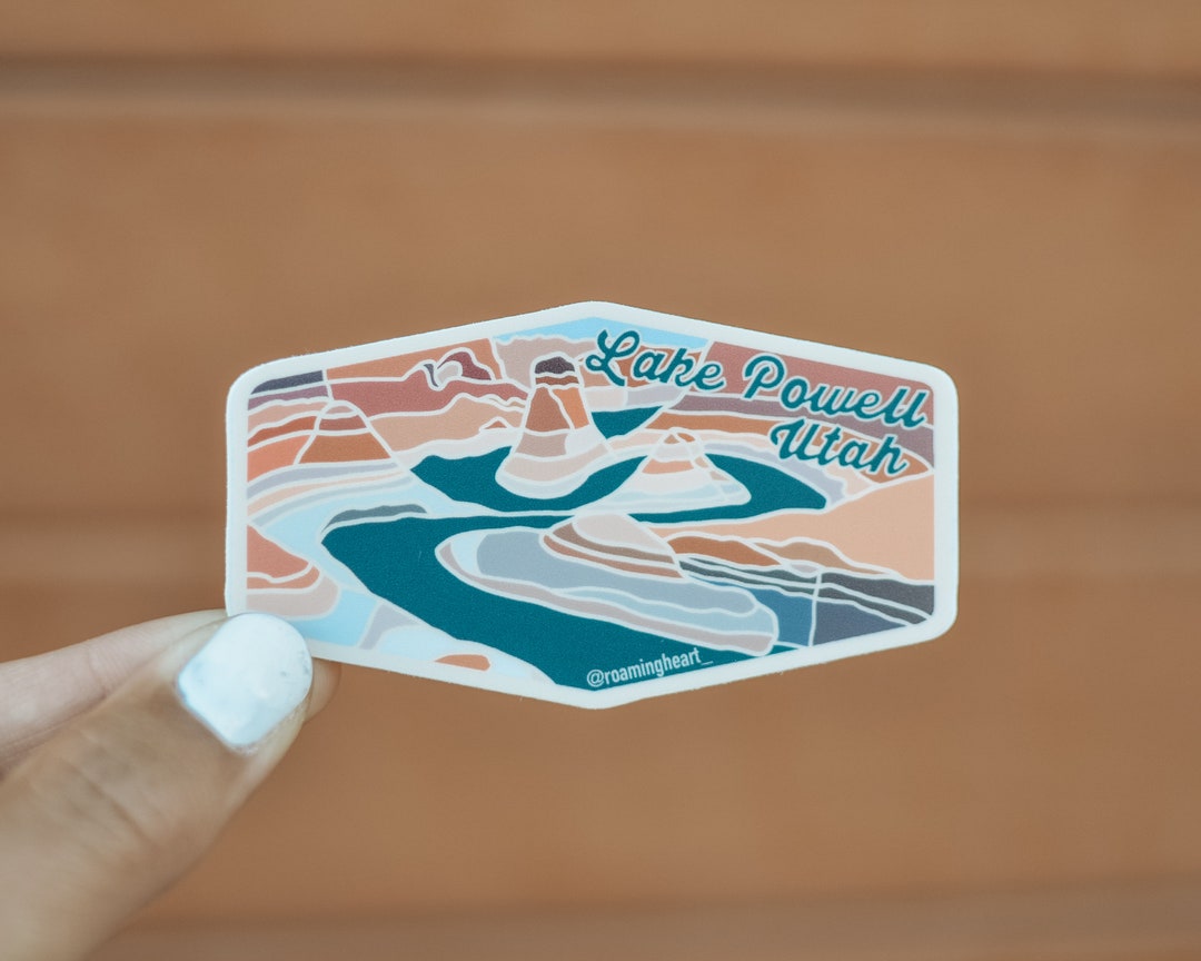 Lake Powell Sticker Antelope Canyon Sticker Reflection Canyon Sticker ...