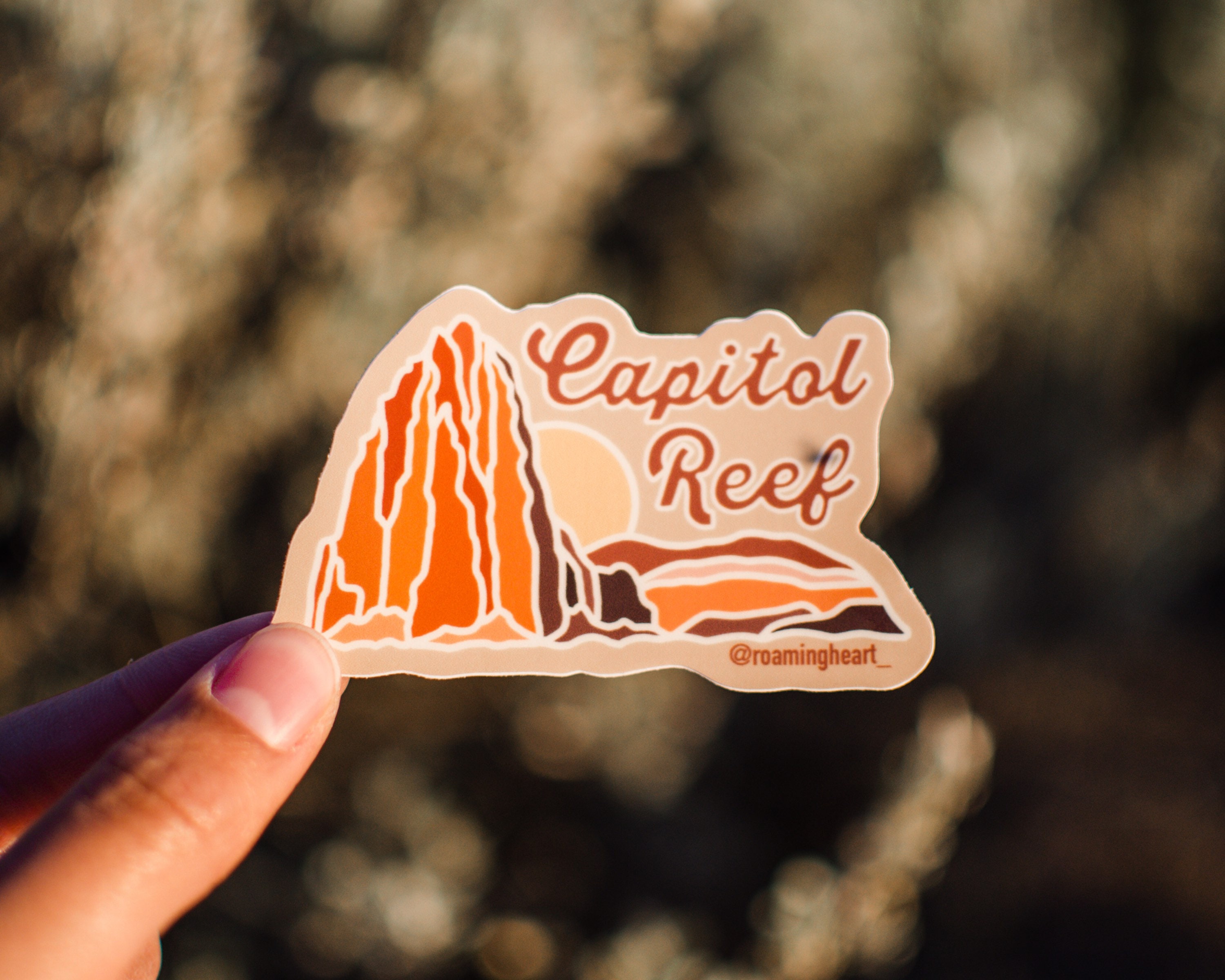 Capitol Reef National Park Sticker Utah National Park | Etsy