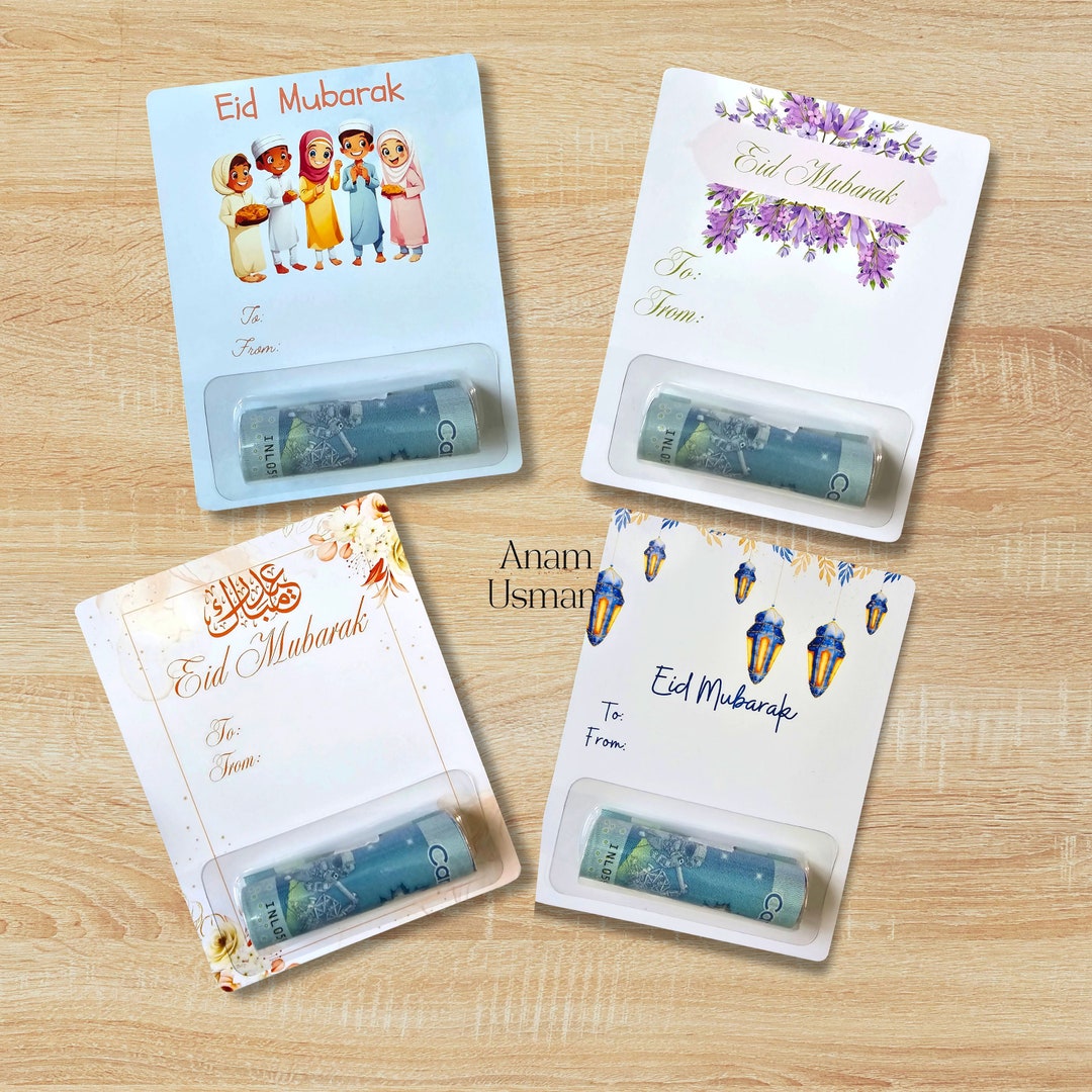 Eid Mubarak Money Card,eidi Cash Holder,eid Mubarak Envelopes,eidi ...
