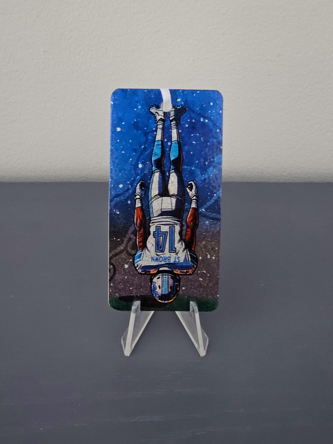 Upside Down Amon Ra St Brown Headstand Metal Christmas Holiday Ornament ...