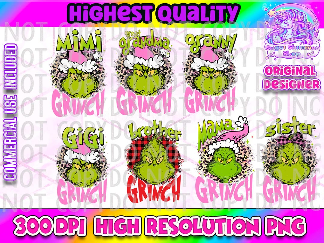 Mama Grinch | Mama Grinch Png| Grinch Png| the Grinch Png| Grinch |the ...