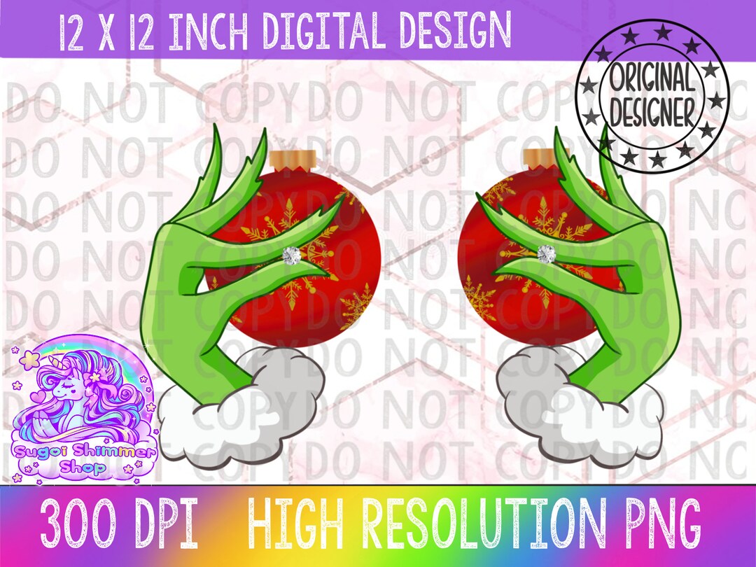 Grinch Hand Png Grinch Sublimation the Grinch the Grinch Christmas ...