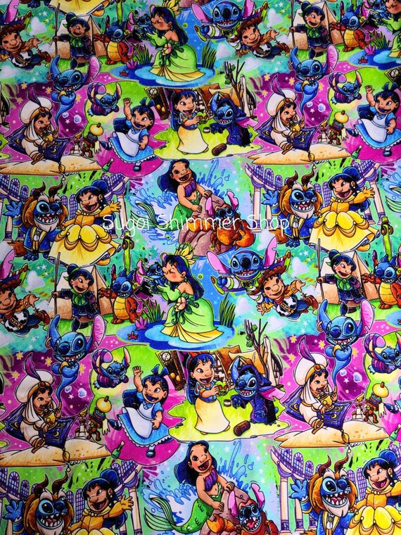 Lilo and Stitch Character Swap 100% Cotton OR Cotton Stretch - Etsy