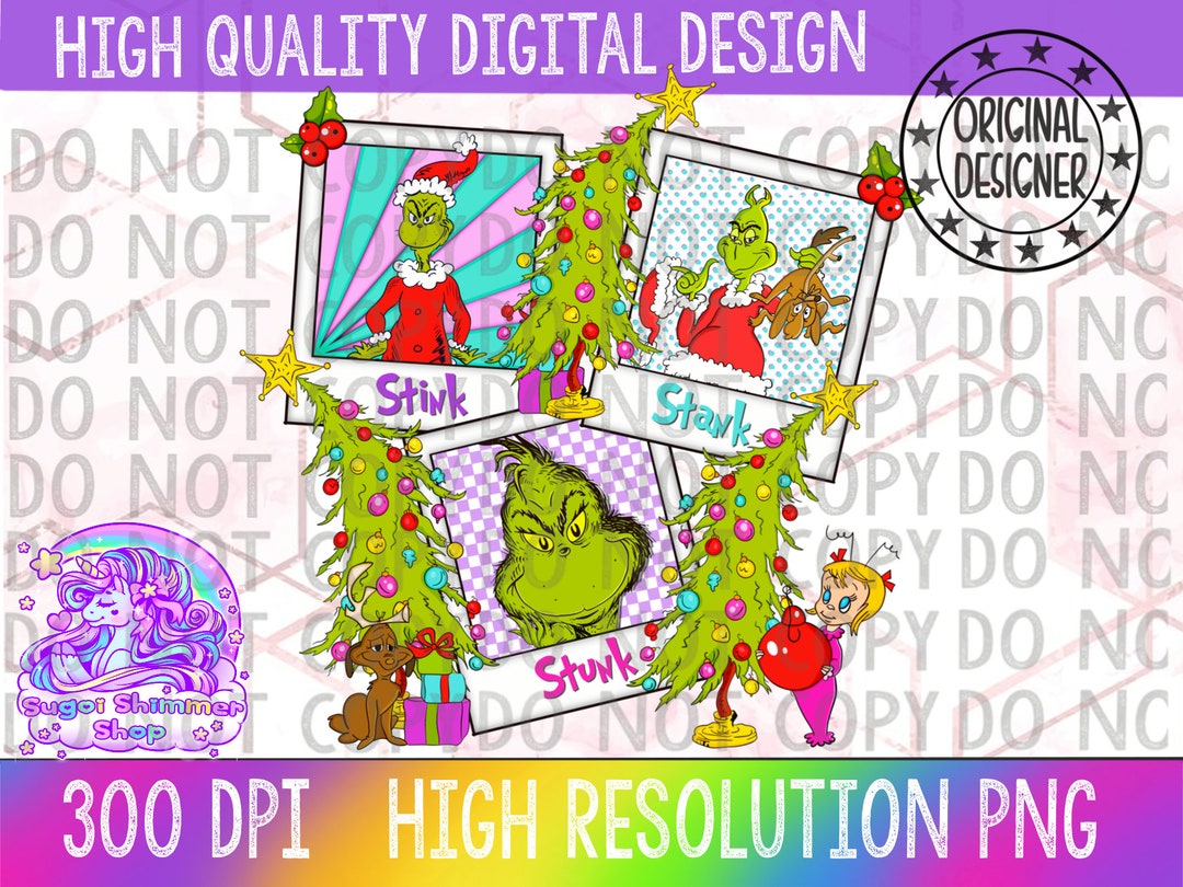 Grinch Png the Grinch Png christmas Png Grinch Sublimation the Grinch ...