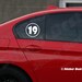 2x Racing Number Decals Vinyl Stickers - Etsy