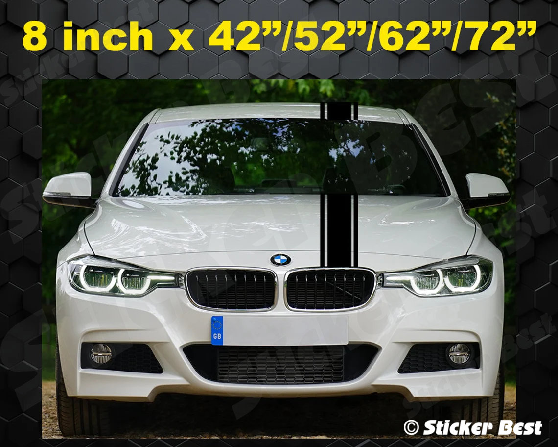 Auto Racing Rally Stripes Decals Car Body Hood Trunk Graphics - Etsy