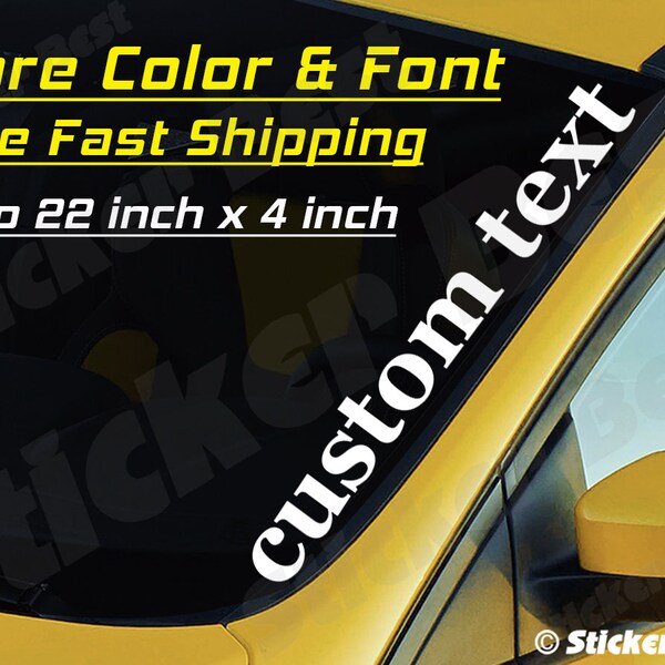 Windshield Decal - Etsy