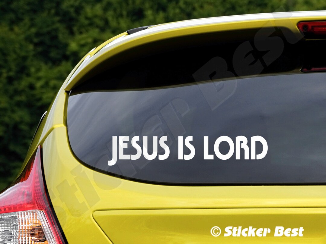 Jesus is Lord Decal Vinyl Sticker - Etsy
