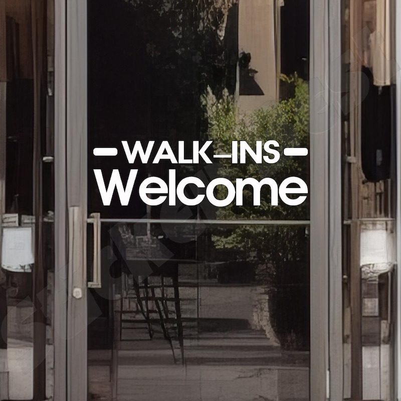 Walk in Welcome Sign - Etsy