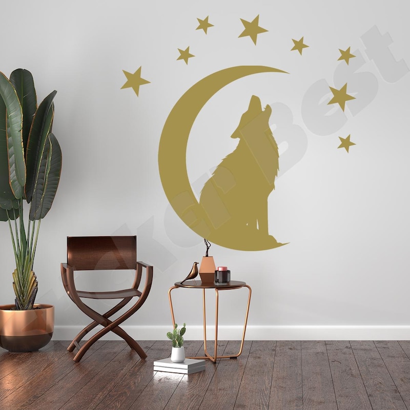 Wolf Wall Decal - Etsy