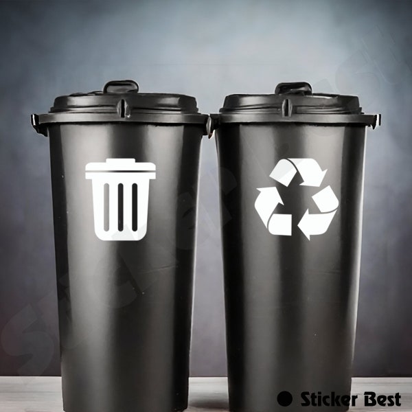 Trash Recycle Decal - Etsy