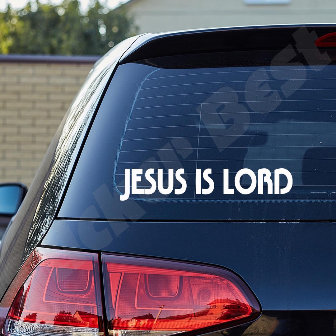 Jesus is Lord Decal Vinyl Sticker - Etsy