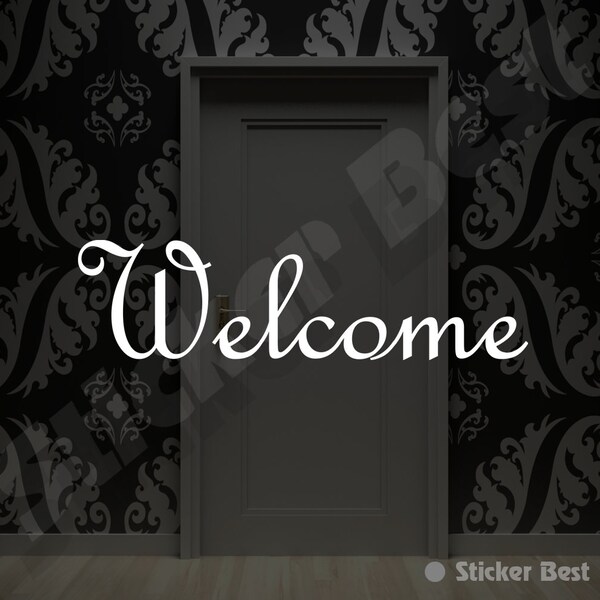 Welcome Decals - Etsy