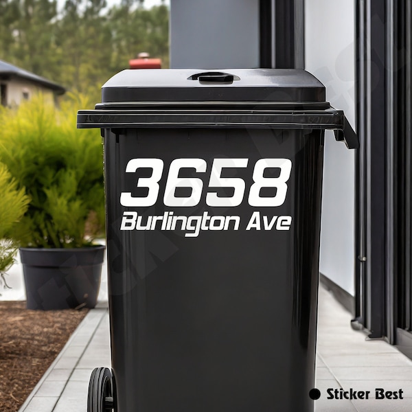 Trash Can Decal - Etsy