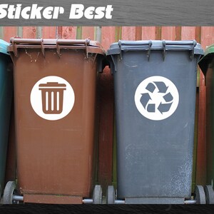 Recycle and Trash Symbol Decal Sticker Die Cut Decals Stickers - Etsy