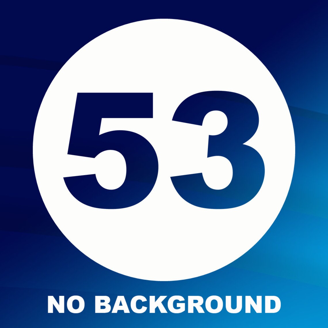 2x Custom Rally Racing Number Circle Decal Vinyl Stickers | Etsy