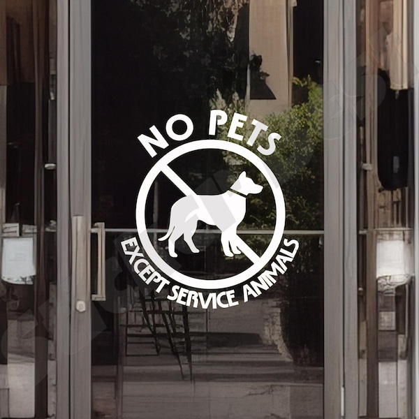 No Pets Allowed Sign - Etsy