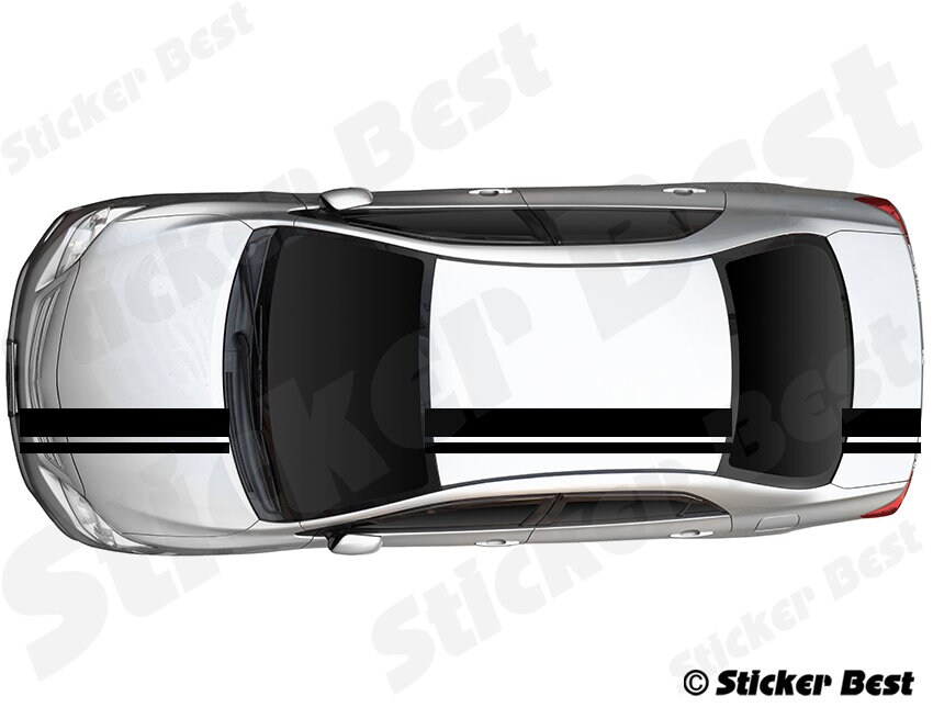 8 Auto Racing Stripes Decals Car Body Hood Trunk - Etsy