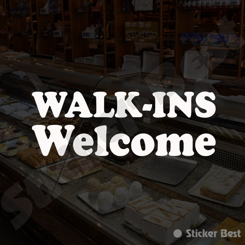 Walk in Welcome Sign - Etsy