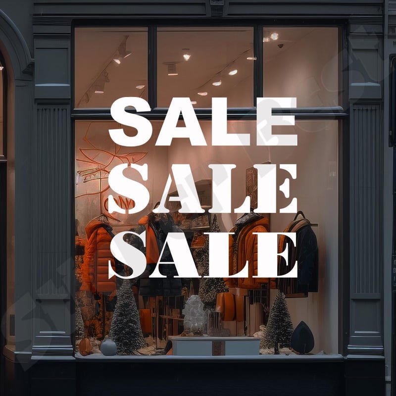 Vinyl Retail Store Sign - Etsy