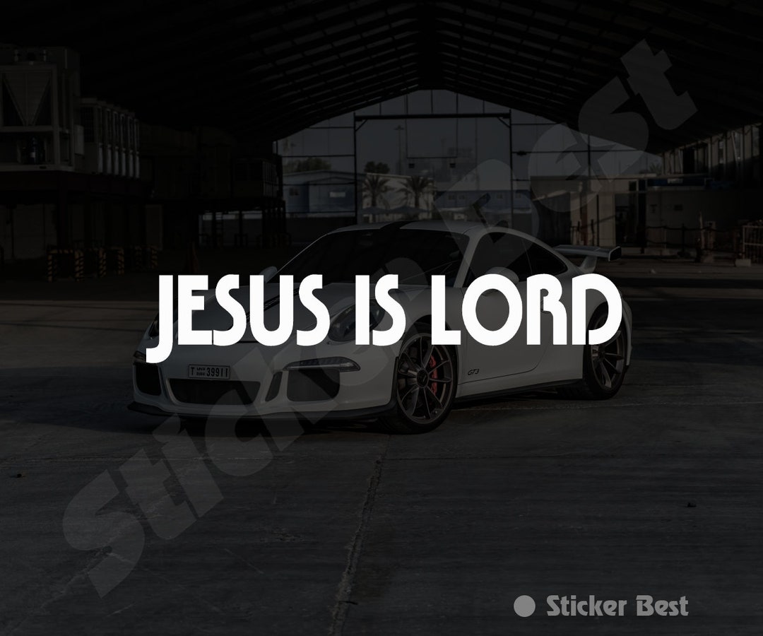 Jesus is Lord Decal Vinyl Sticker - Etsy