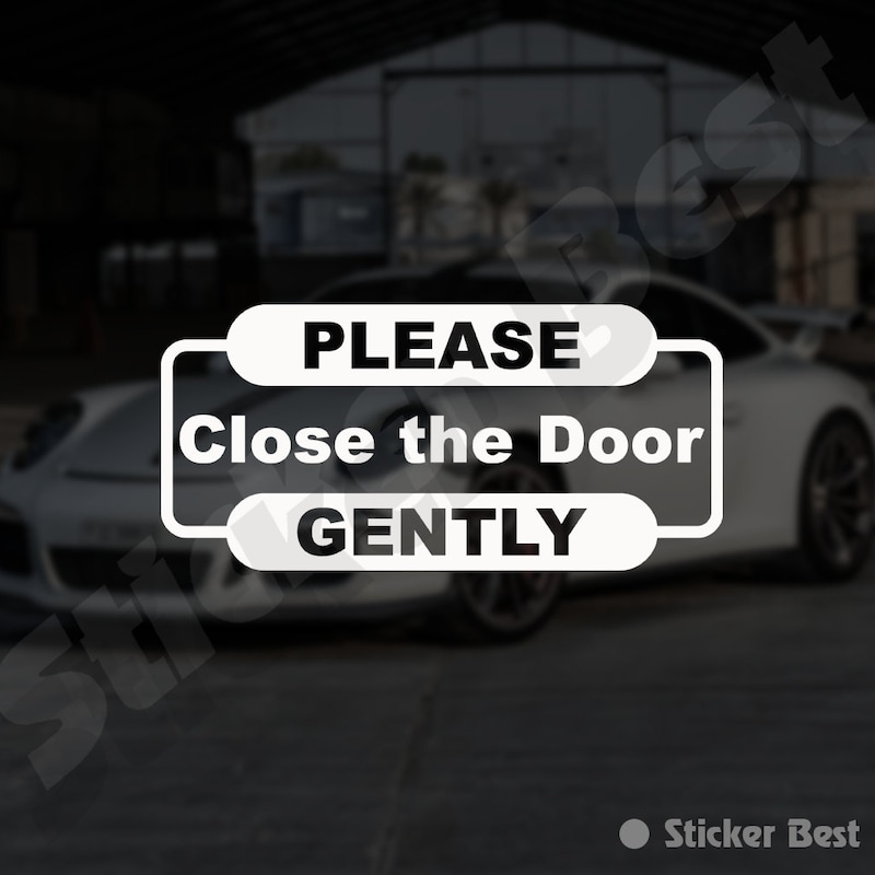 Please Close Door Gently Sign - Etsy