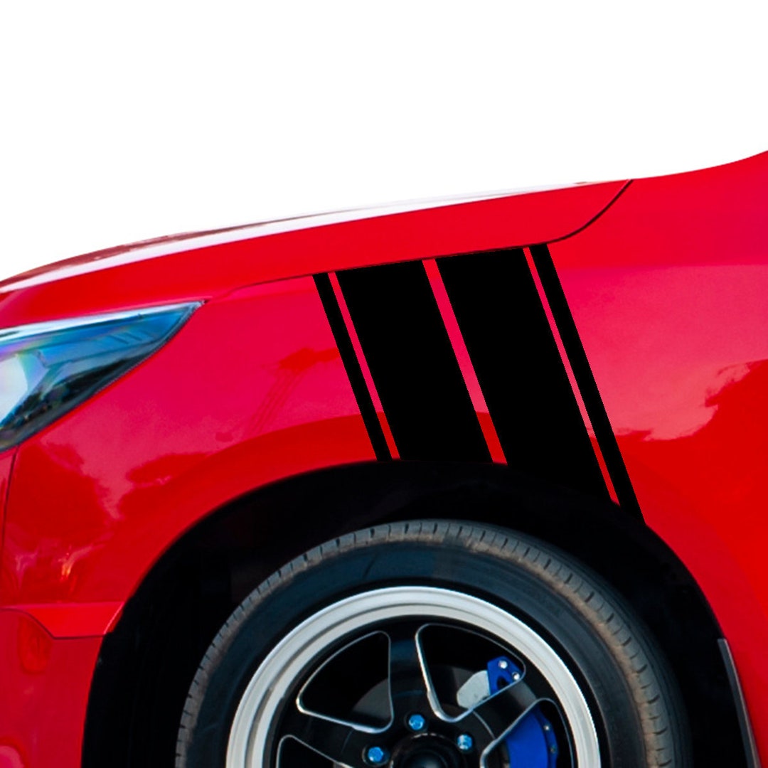 2x 10" Universal Hash Racing Stripe Body Fender Sticker Decals - Etsy