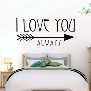 I Love You Decal Sticker Indoor Decal - Etsy