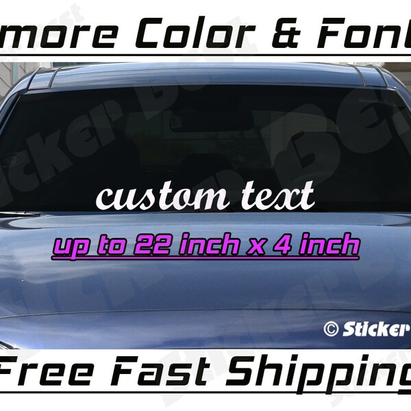 Windshield Decal - Etsy