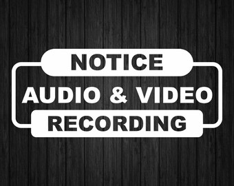 Recording Sticker - Etsy