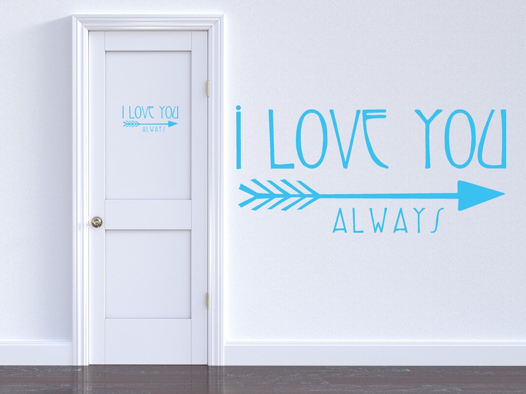 I Love You Decal Sticker Indoor Decal - Etsy