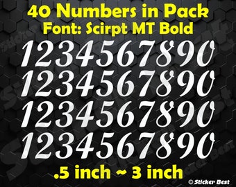 Mailbox Script Decal - Etsy