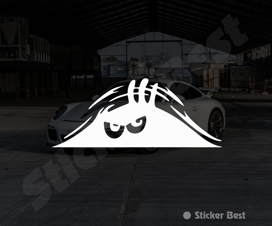 Monster Peeking Decal Monster Decals Peeking Decal Monster Peeking ...