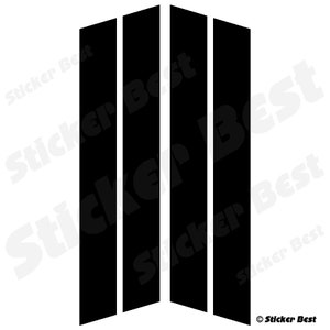 2x 6.5" Universal Hash Racing Stripe Body Fender Sticker - Etsy