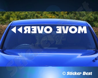 Move Over Window Decal - Etsy