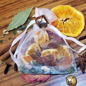 Mini Yule Sachet, Simmer Pot Mix, Natural Blend, Winter Solstice, Altar ...